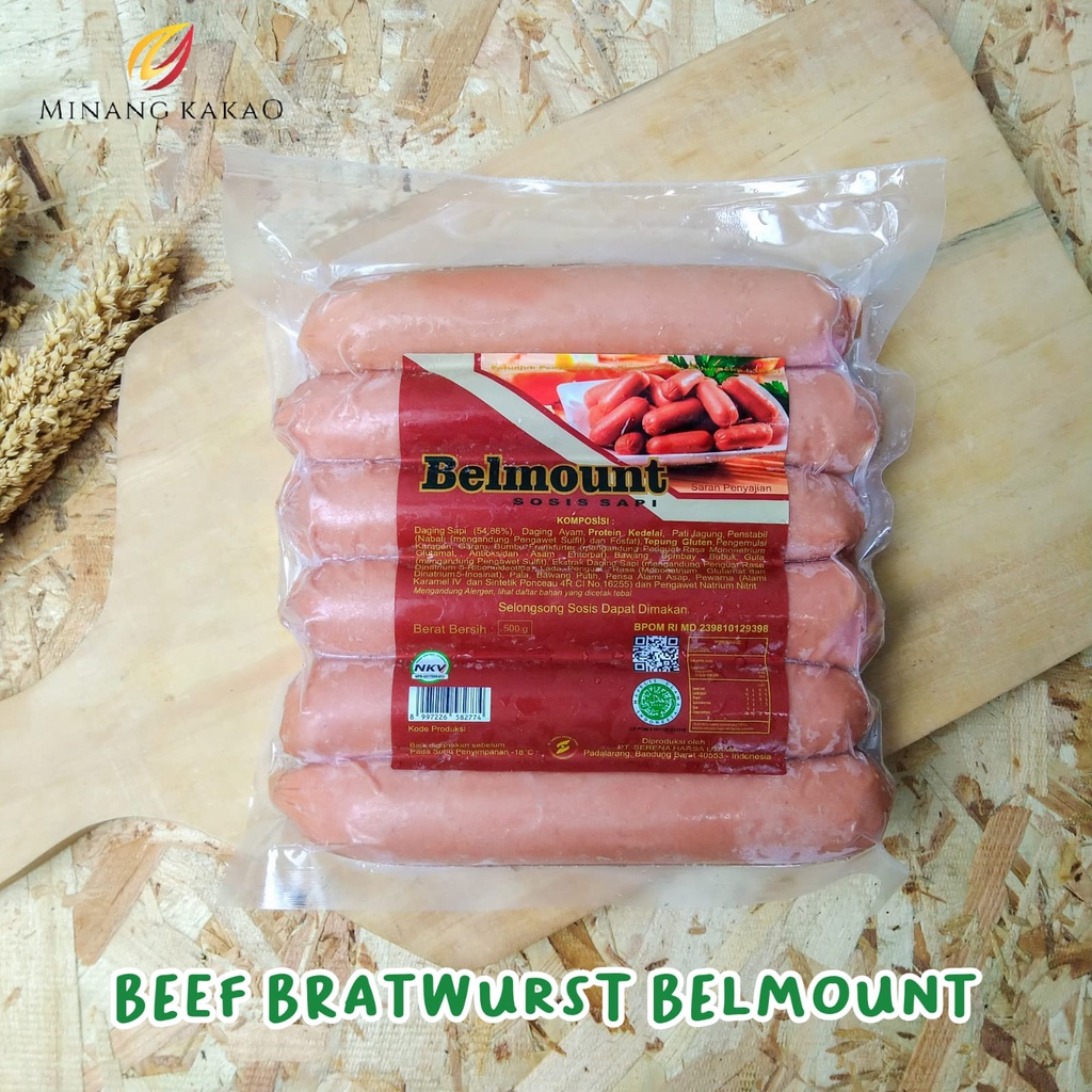 Jual Beef Bratwurst Belmount 500gr | Shopee Indonesia