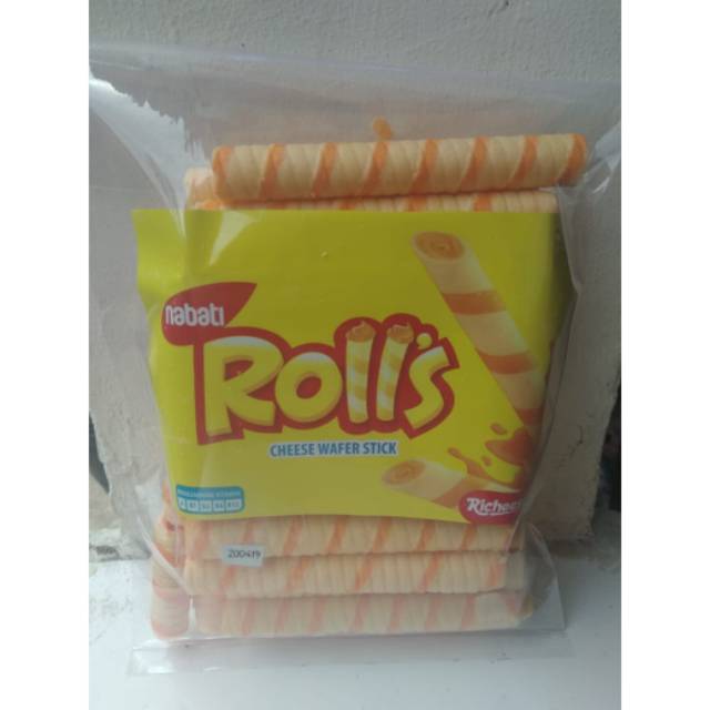 Jual Richeese Nabati Rolls Keju 250gr | Shopee Indonesia