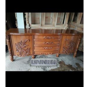 Jual Meja tv lemari pendek bufet bupet meja konsol pajangan untuk Tv ...