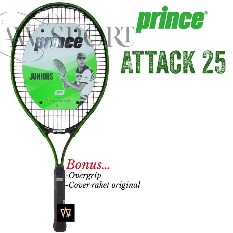 Jual Raket Tenis Prince Junior Jr Attack 25 Anak / Prince Tennis Junior ...