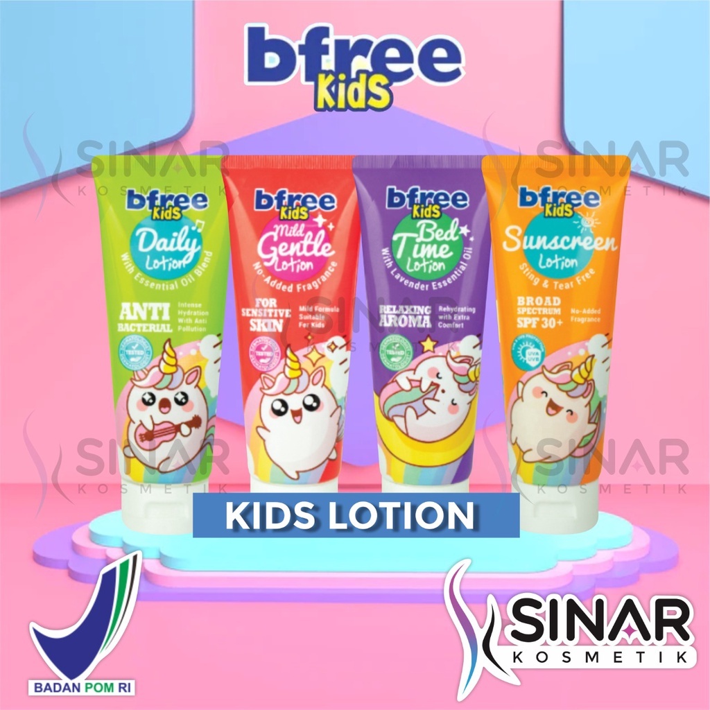 Jual BFree Kids Daily Lotion 100ml | Mild & Gentle Lotion 100ml ...