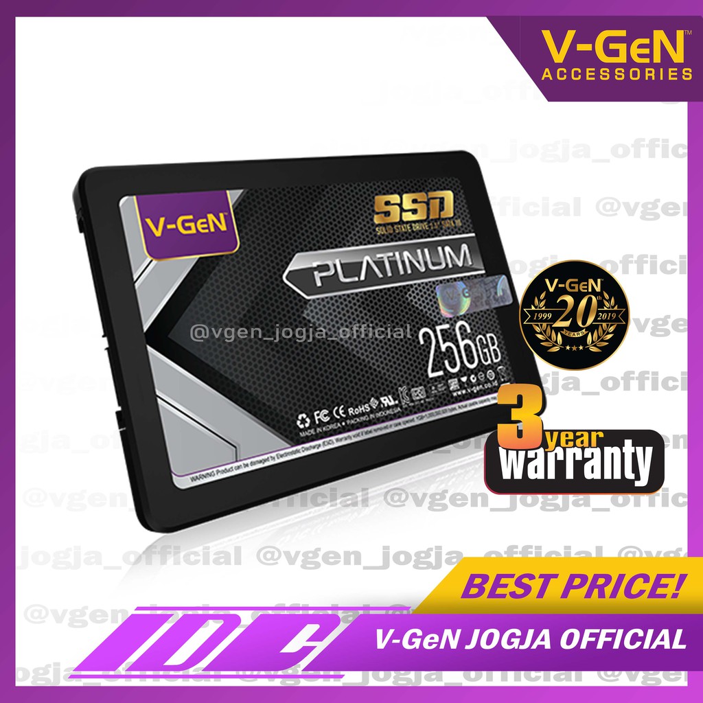 Jual SSD 128GB, 256GB, 512GB V-GeN SATA III | Shopee Indonesia