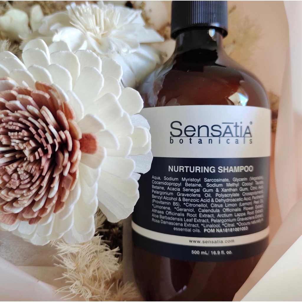 Jual SENSATIA BOTANICALS Nurturing Shampoo (500 ml) | Shopee Indonesia