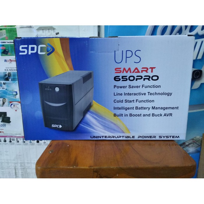 Jual UPS SMART PRO SPC 650va FOR PC / CCTV PROFESIONAL | Shopee Indonesia