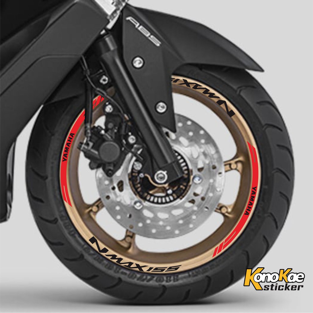 Jual Stiker Motor Sticker Velg Nmax Custom 02 | Shopee Indonesia