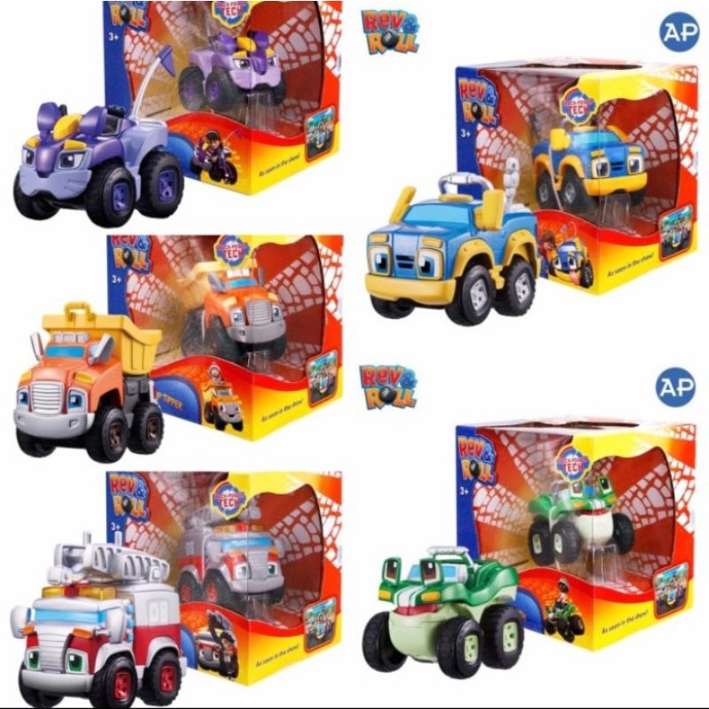 Jual Rev & Roll Power Up Rumble Tipper Spritzer Crash Alley Original ...
