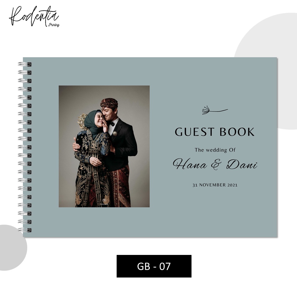 Jual Hard Cover Laminasi Doff Kualitas Premium Buku Tamu Guest Book ...
