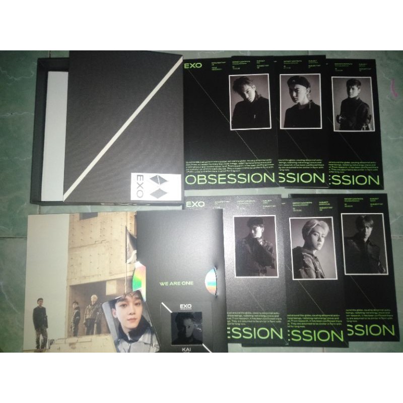 Jual Album EXO obsession unsealed Fullset Exo Ver (BACA DESKRIPSI ...