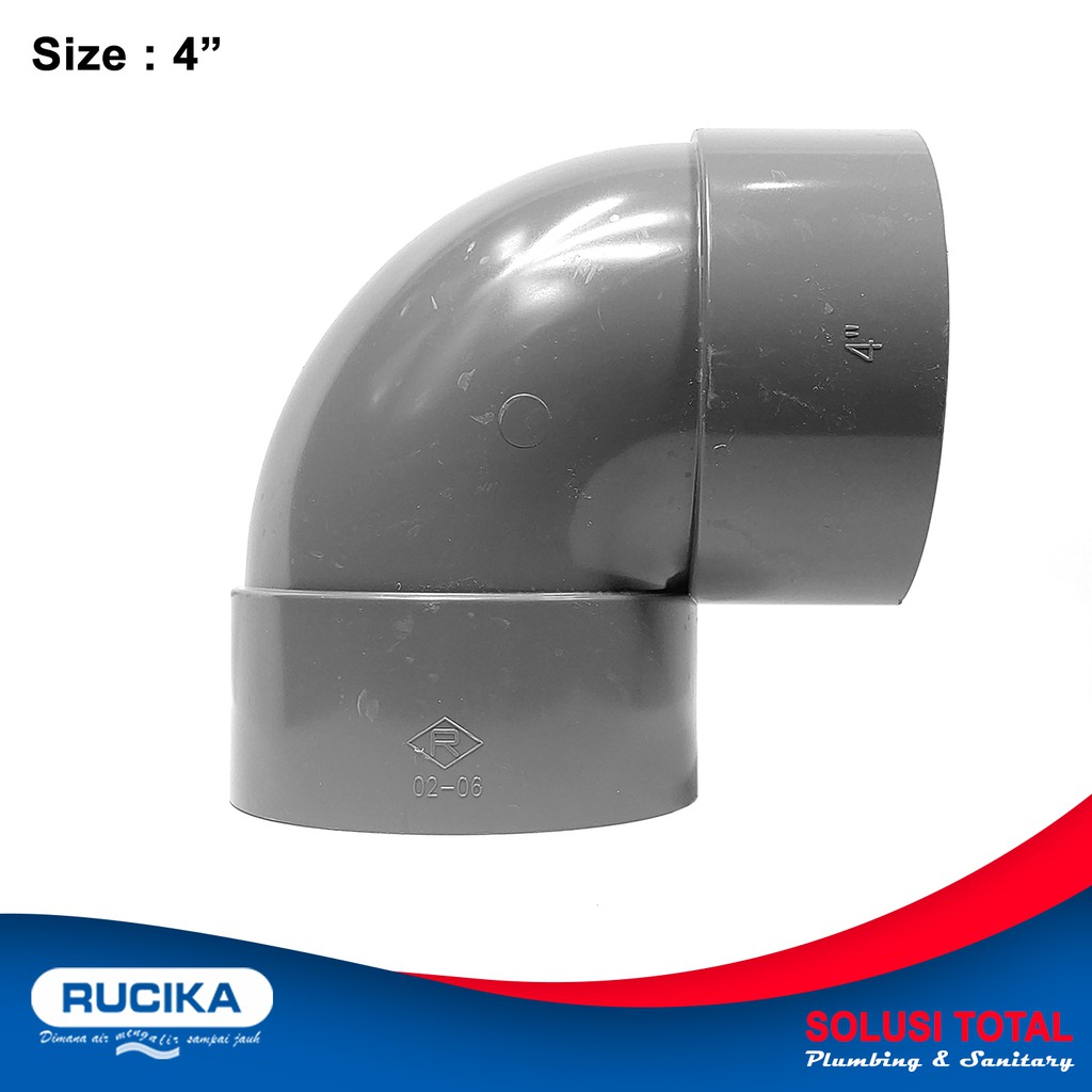 Jual Knee D 4" RUCIKA / Elbow D 4 Inch PVC Rucika | Shopee Indonesia