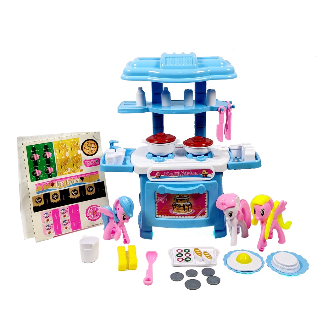 Jual MAINAN ANAK KITCHEN SET KUDA PONI FK 105/101/103/104/108 MASAK ...