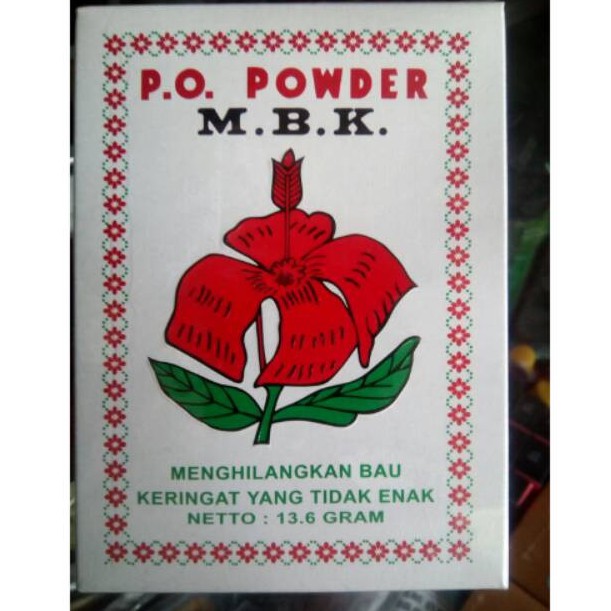 Jual Bedak Powder MBK Putih Deodorant / Deodoran Penghilang Bau Badan ...