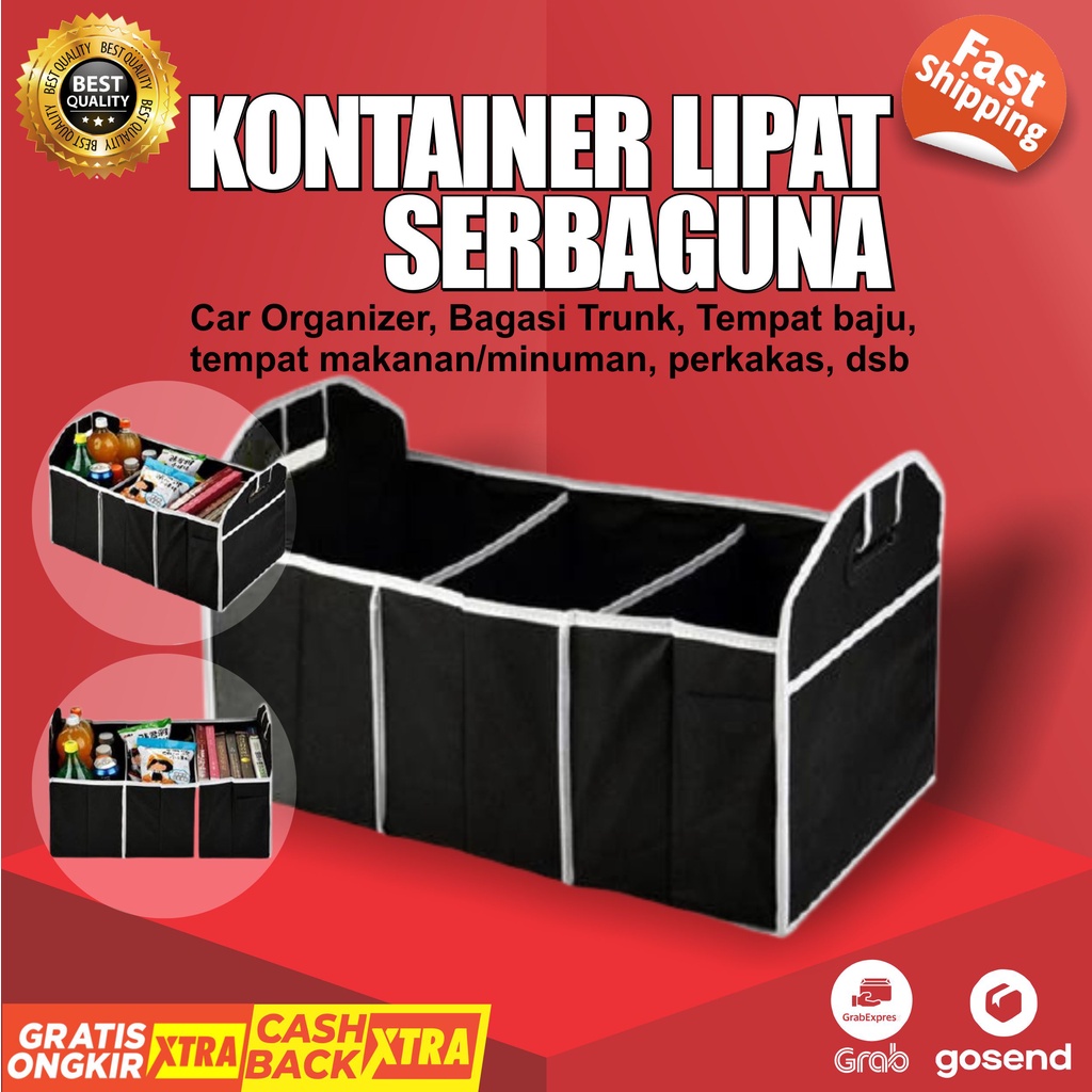 Jual Container Mobil dan Rumah Tangga Kontainer Car Trunk Organizer ...