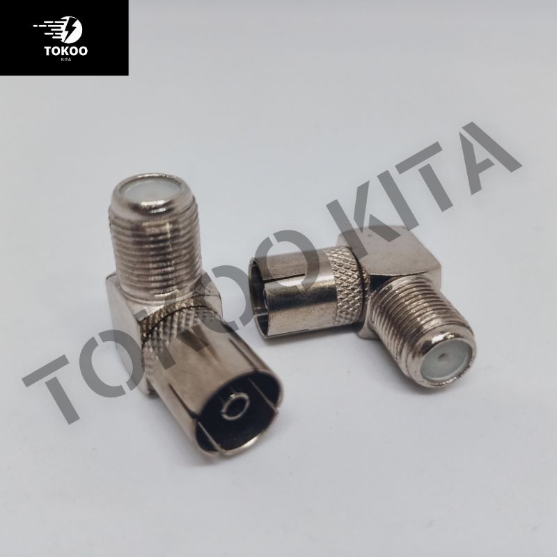 Jual JACK ANTENA TV L DRAT FEMALE / KONEKTOR L DRAT FEMALE BESI ANTI KARAT | Shopee Indonesia