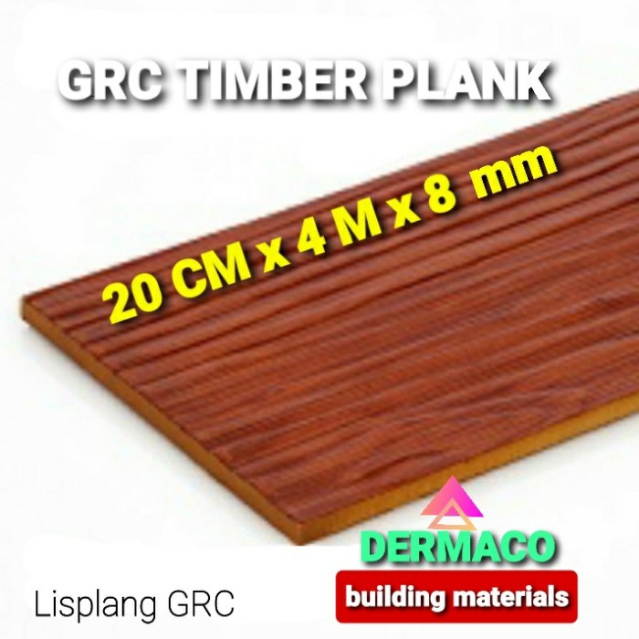 Jual LISPLANG GRC 20 CM x 4 M / GRC TIMBER PLANK URAT KAYU / PAPAN ...