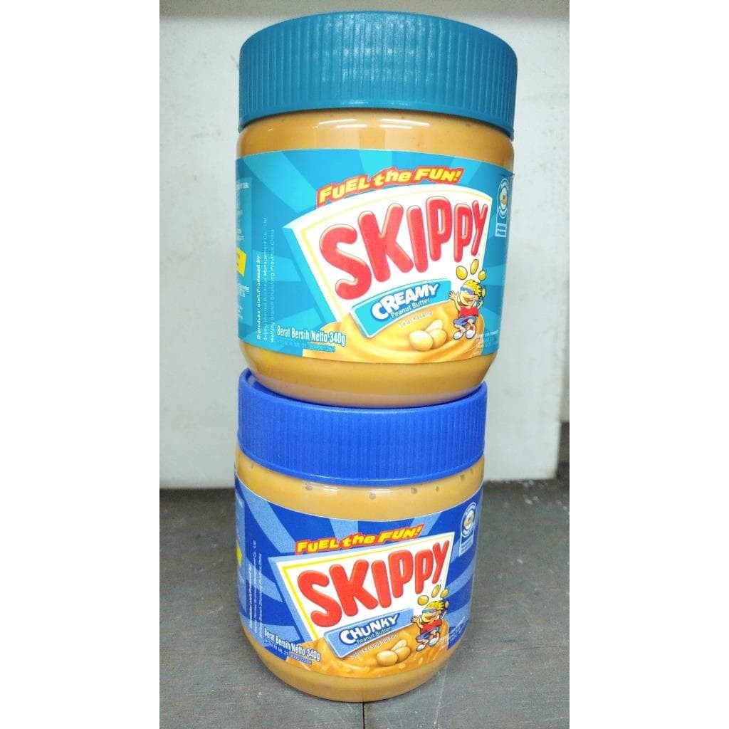 Jual selai skippy kacang creamy chunky 340gr | Shopee Indonesia