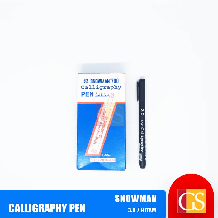 Jual Calligraphy Pen / Spidol / Pena / Pulpen Kaligrafi Snowman FT700 3 ...