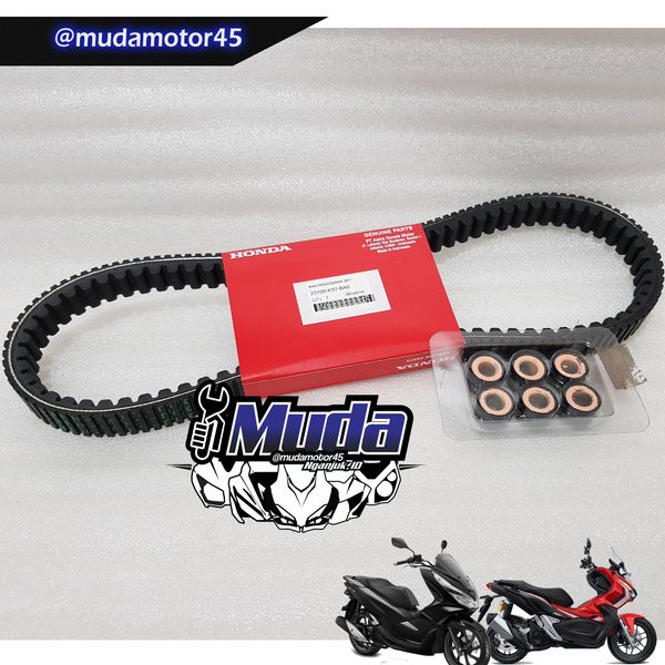 Jual BELT DRIVE KIT ALL NEW PCX ADV 150 23100-K97-BA0 V-BELT SET ROLLER ...