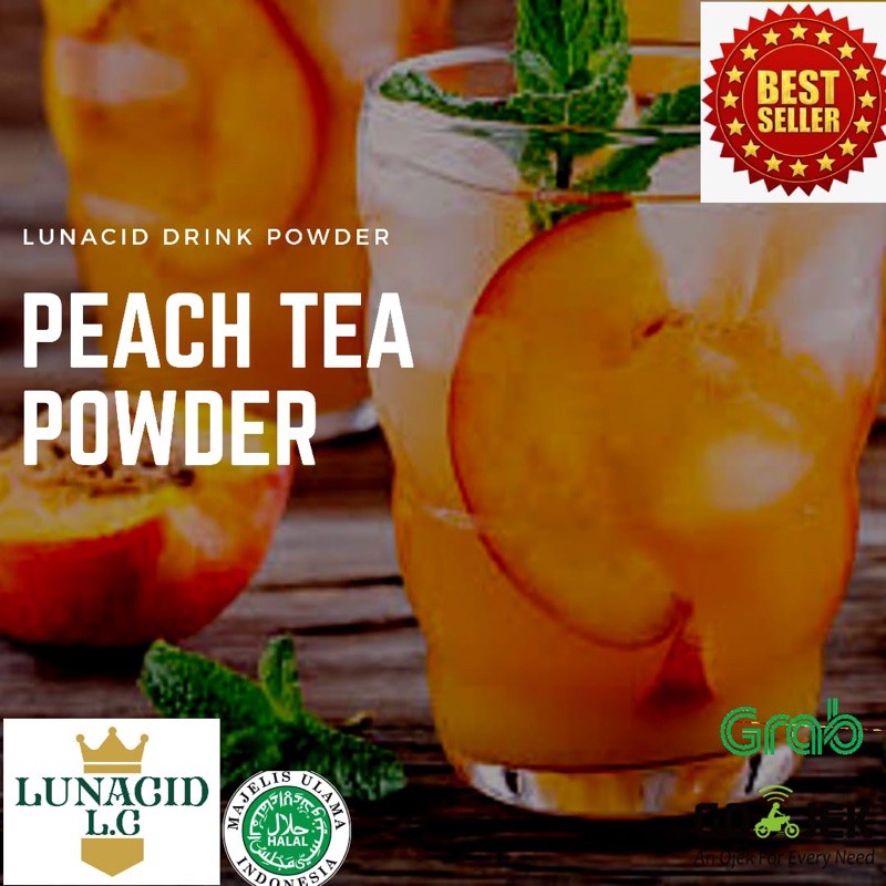 Jual Bubuk Minuman Rasa Peach Tea 1 Kg / Peach Tea Powder / Bubuk Peach ...