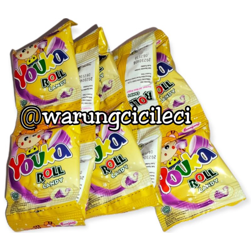 Jual YOUKA ROLL CANDY 4,5g x 10pcs - RANJANI ( 1RENCENG ) | Shopee ...