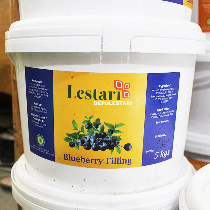 Jual Lestari Selai Blueberry 5kg | Shopee Indonesia