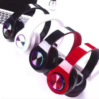 Jual Headset Headphone Bluetooth Wireless5.0 gaming LED HIFI Bercahaya ...