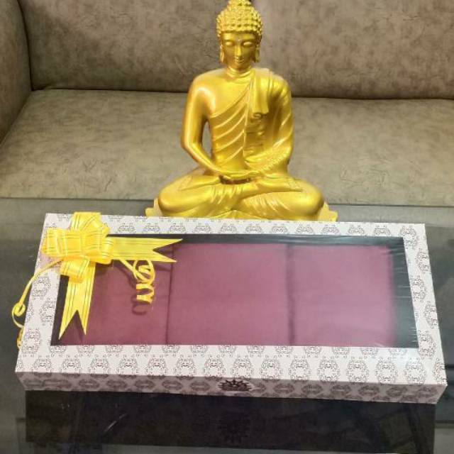 Jual Jubah Bhikkhu Myanmar / Jubah Bhante Myanmar / Jubah Merah Bhikkhu ...