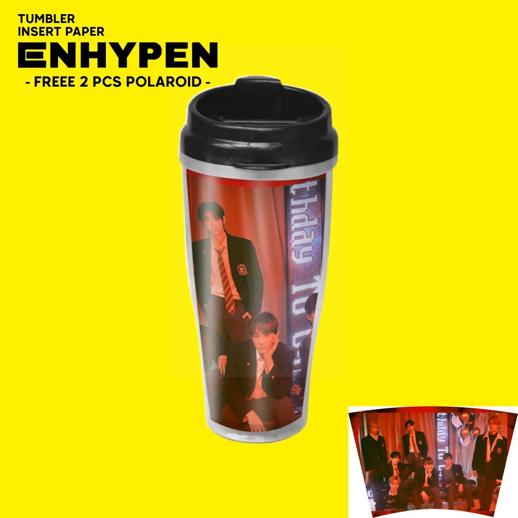 Jual BOTOL TUMBLER INSERT PAPER CUSTOM ENHYPEN | Shopee Indonesia