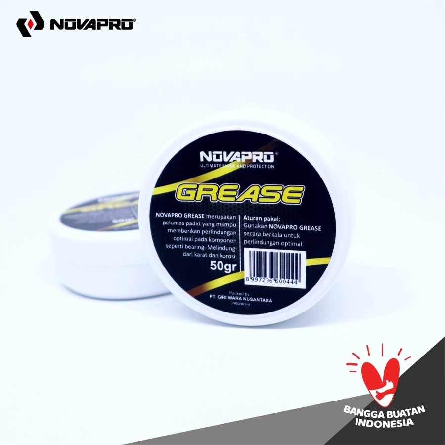 Jual NOVAPRO GREASE Pelumas Padat Gemuk As Roda Bearing Tahan Air 50gr ...
