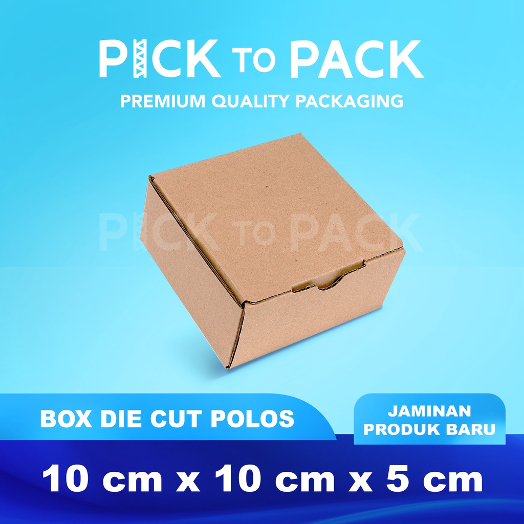 Jual Kardus Box Karton Die Cut 10X10X5 Polos - Baru - Murah | Shopee ...