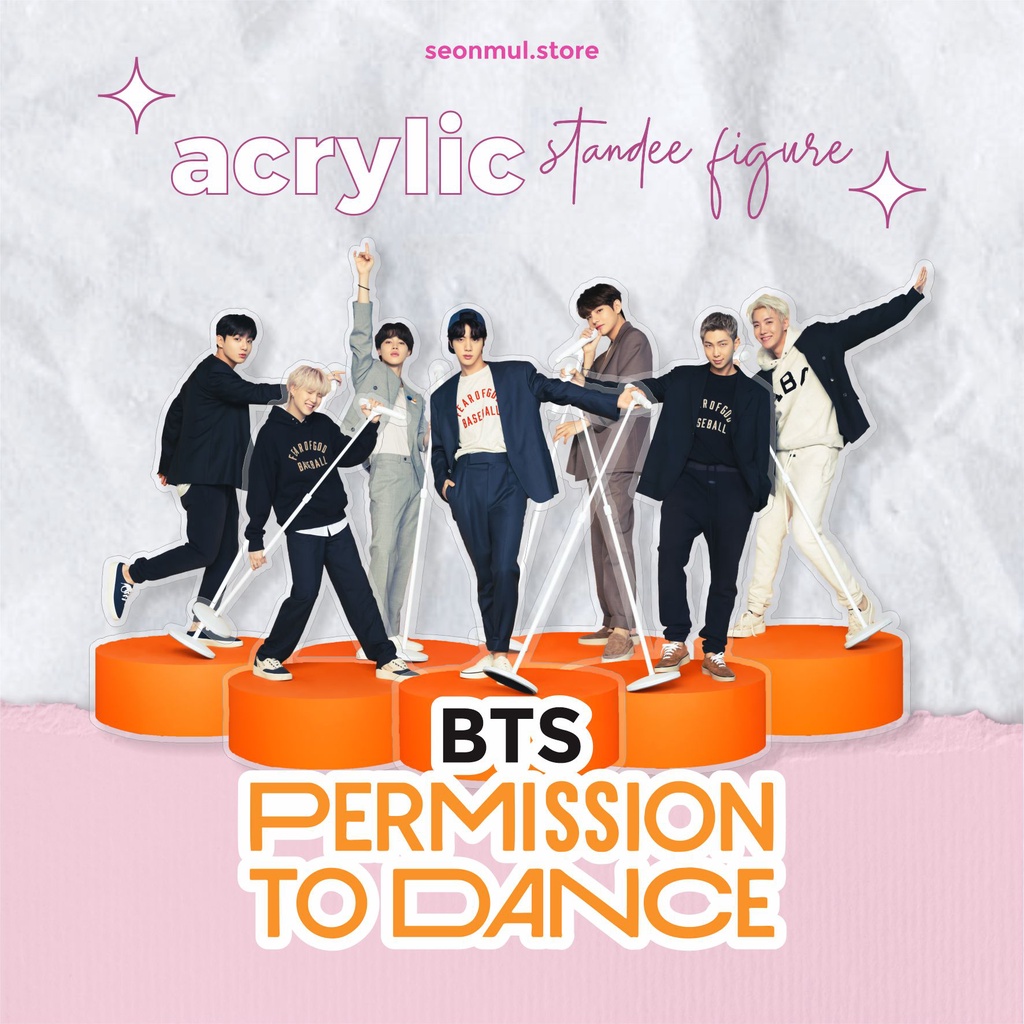 Jual AKRILIK STANDEE BTS PERMISSION TO DANCE / AKRILIK FIGURE STANDEE ...