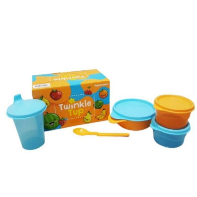 Jual twinkle tup/tempat makan bayi set tupperware | Shopee Indonesia