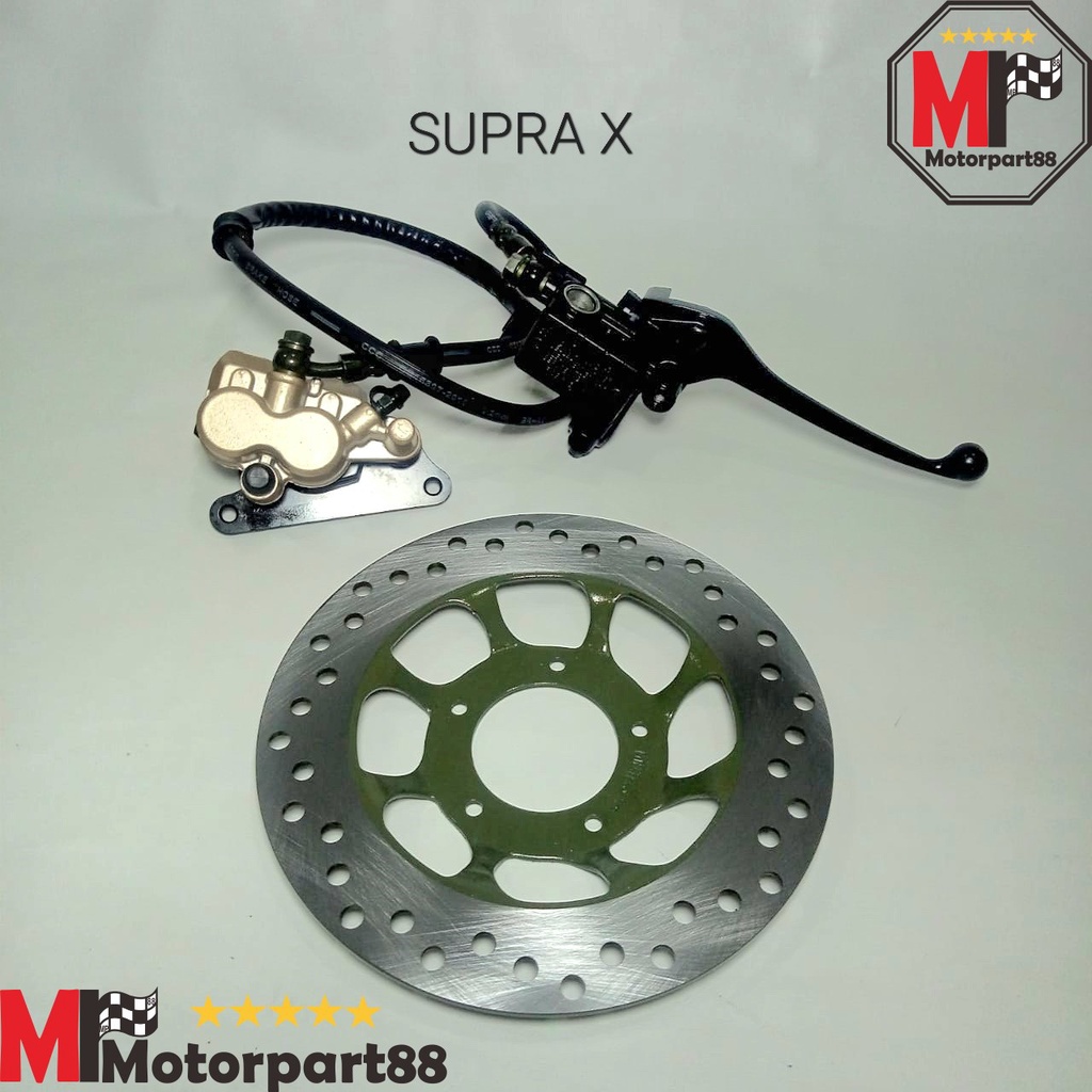 Jual REM CAKRAM DEPAN ASSY KOMPLIT MASTER REM SET SUPRA X KNZ | Shopee ...