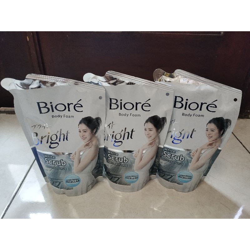 Jual BIORE SABUN CAIR WHITE SCRUB 450ML Kemasan Baru 380ML | Shopee ...