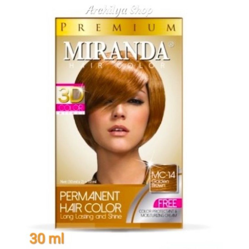 Jual Miranda Hair Color MC-14 Golden Brown 30 ml | Shopee Indonesia
