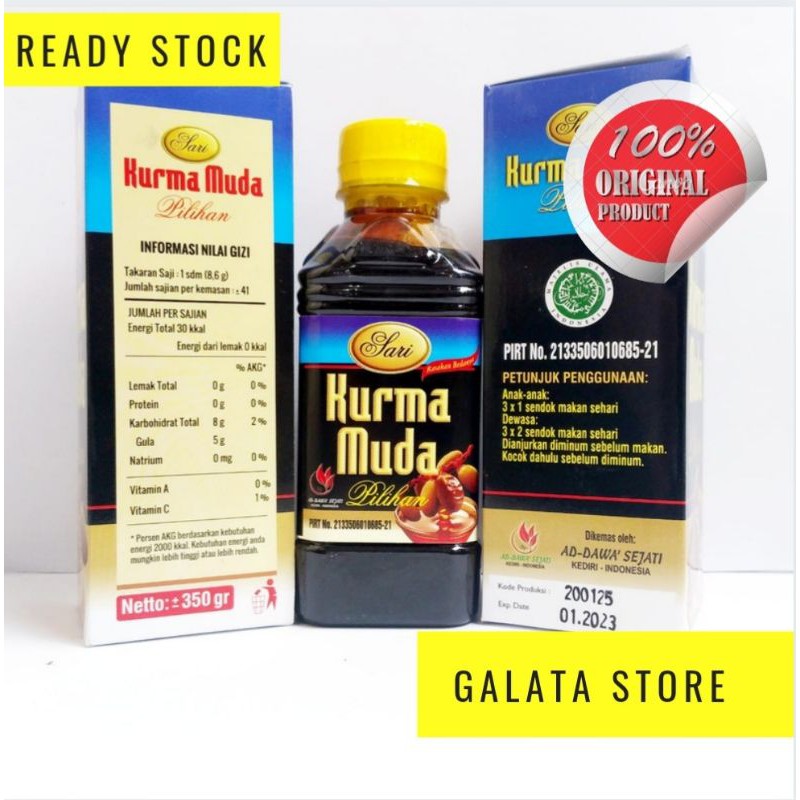 Jual Sari Kurma Muda Pilihan (Ruthob / Ruthab) Untuk Anak & Dewasa 350 ...
