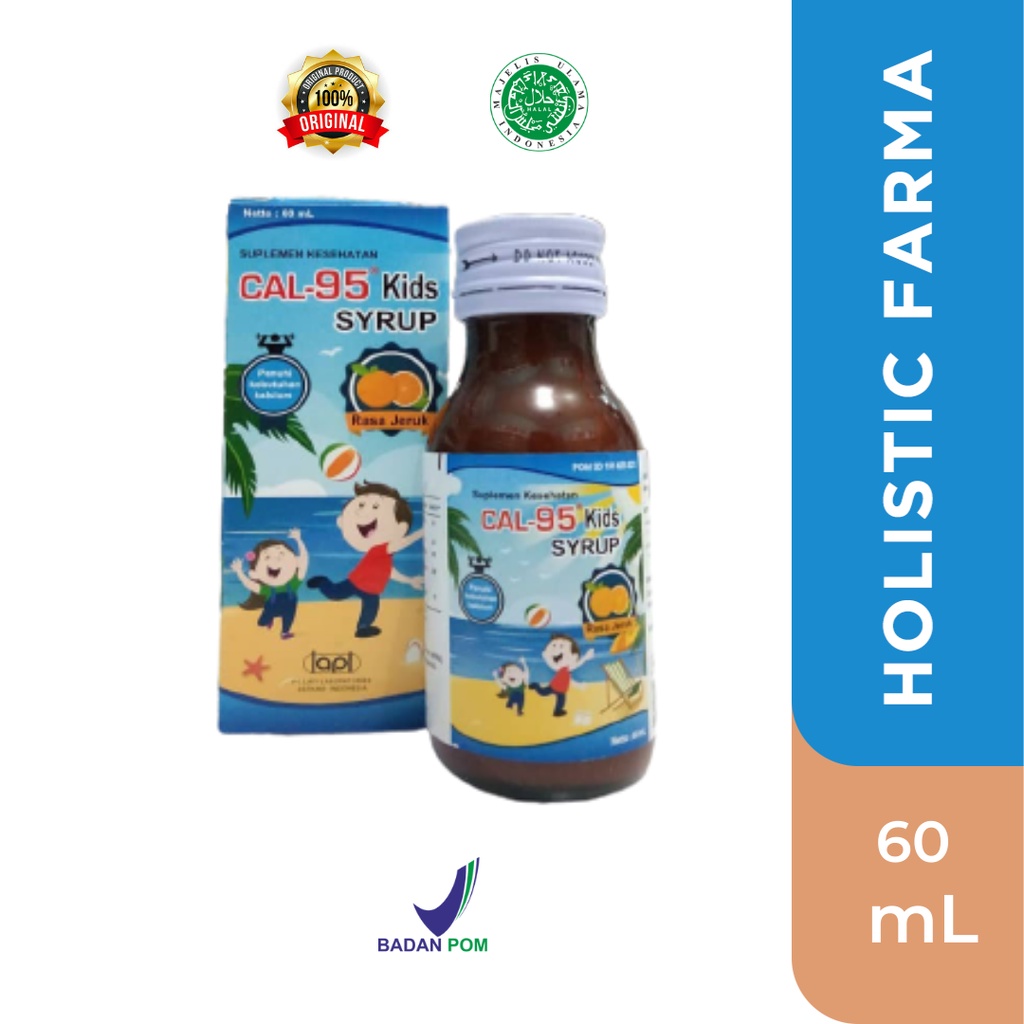 Jual Cal-95 Kids Syrup Rasa Jeruk 60 mL | Shopee Indonesia