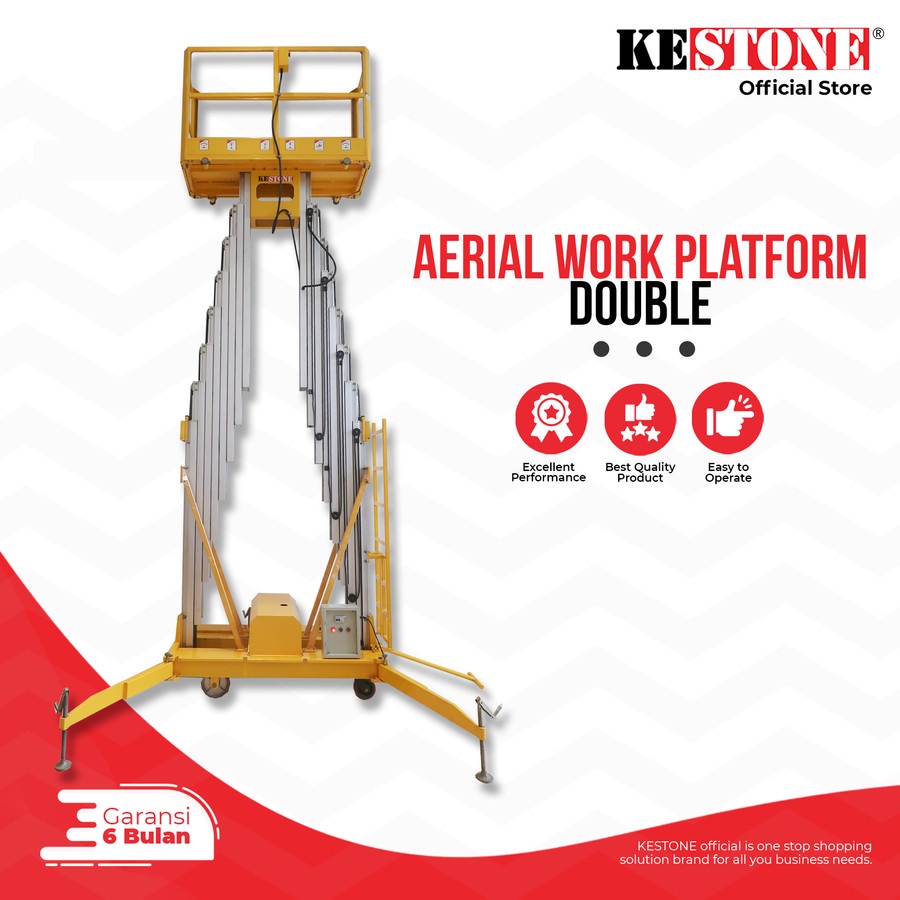 Jual Aerial Work Platform Double - Tangga Electric Aluminium Work ...