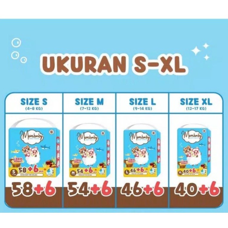 Jual Mom baby Pants S54+6 / M50+6 / L42+6 / XL36+6 / XXL32+6/Mombaby | Shopee Indonesia