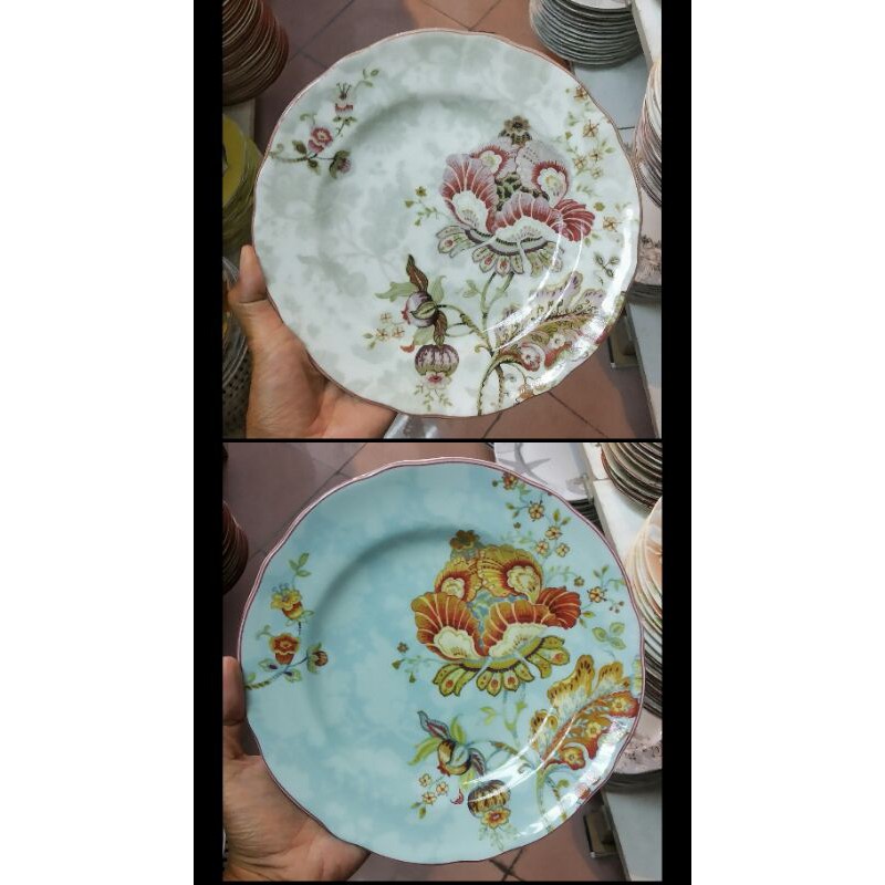 Jual SHABBY VINTAGE SALAD PLATE PIRING KERAMIK HIAS SANGO CANTIK ...