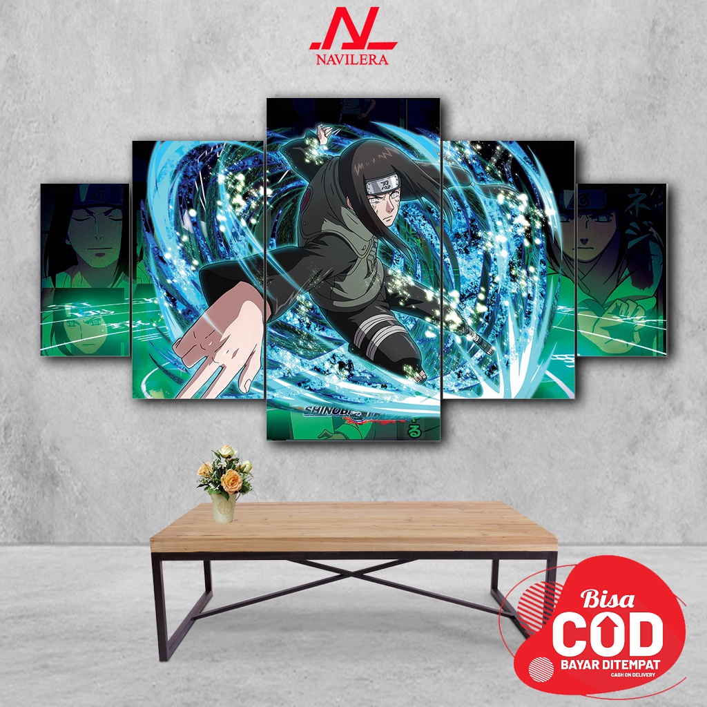 Jual NAVILERA - Hiasan Dinding Kamar Poster Kayu Anime NARUTO NEJI ...