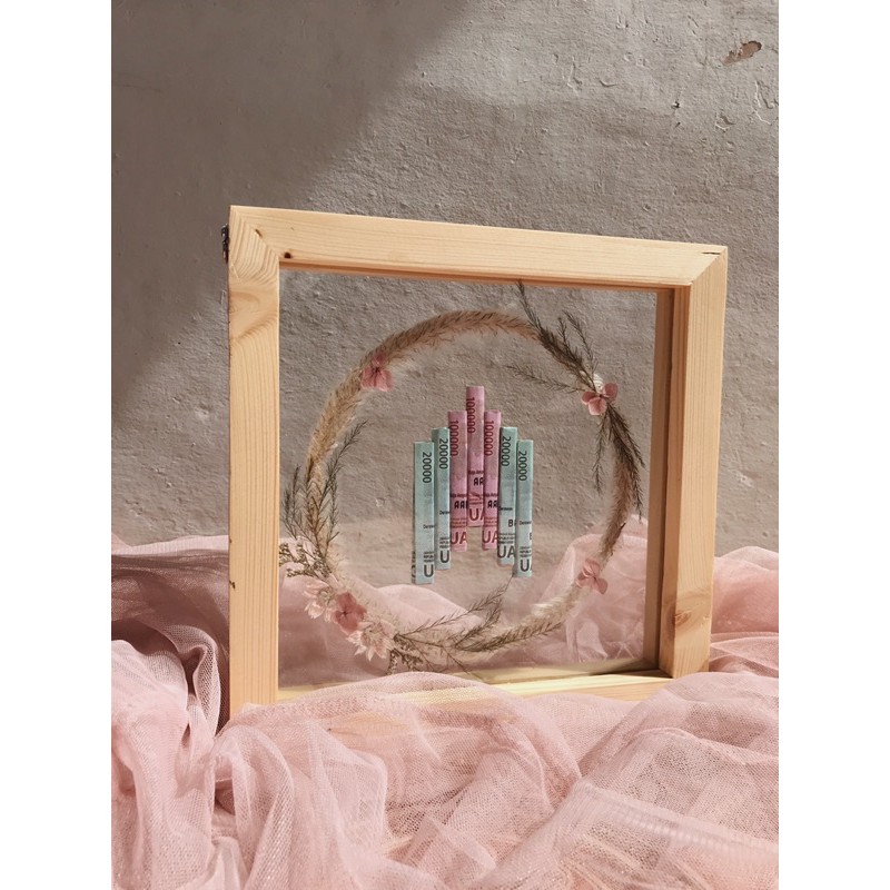 Jual Mahar Uang double glass frame | Shopee Indonesia