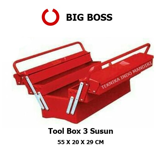 Jual BIG BOSS Tool Box 3 Susun Besi | Shopee Indonesia