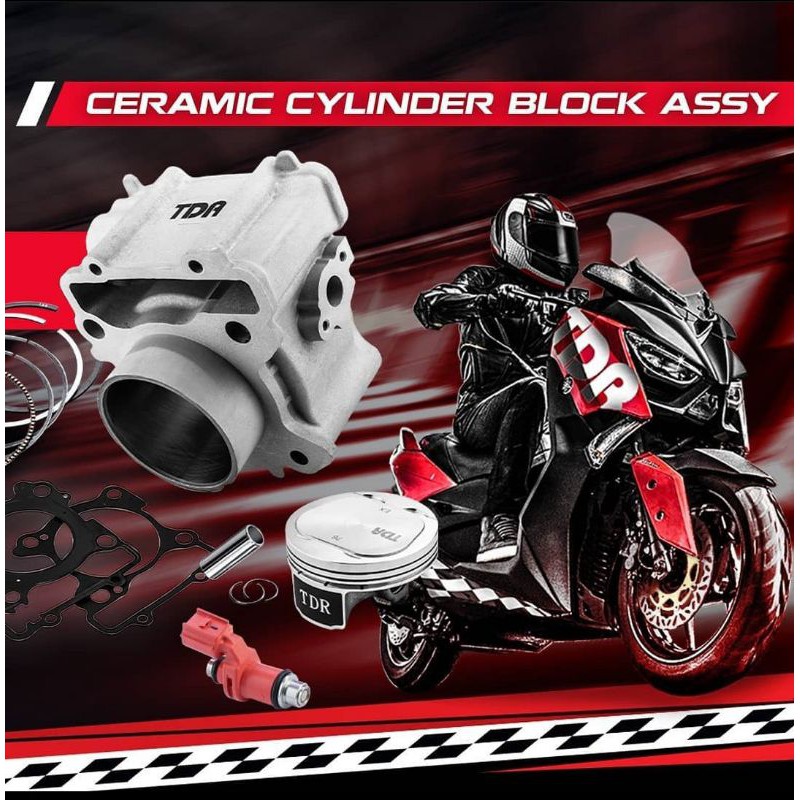 Jual Blok Bore Up Xmax 300 Cc- Piston 76mm Ceramic Cylinder For Yamaha ...