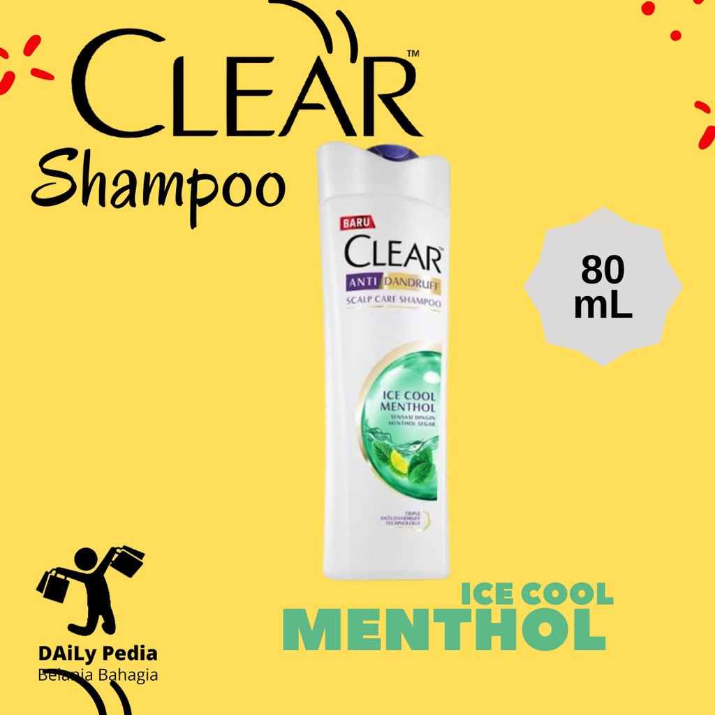 Jual Clear Shampoo Botol Kecil 80 mL | Shopee Indonesia