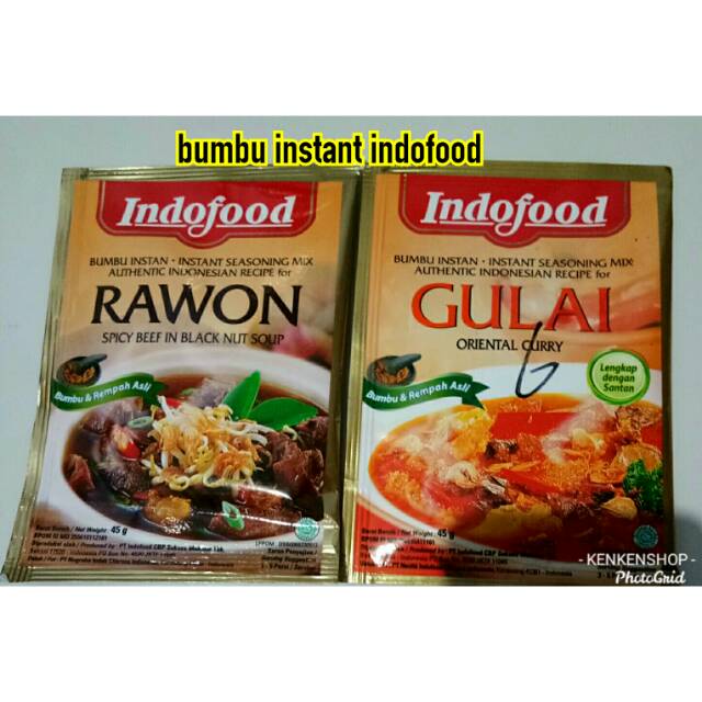 Jual Bumbu instant bumbu sajiku indofood rawon gulai soto opor sayur ...