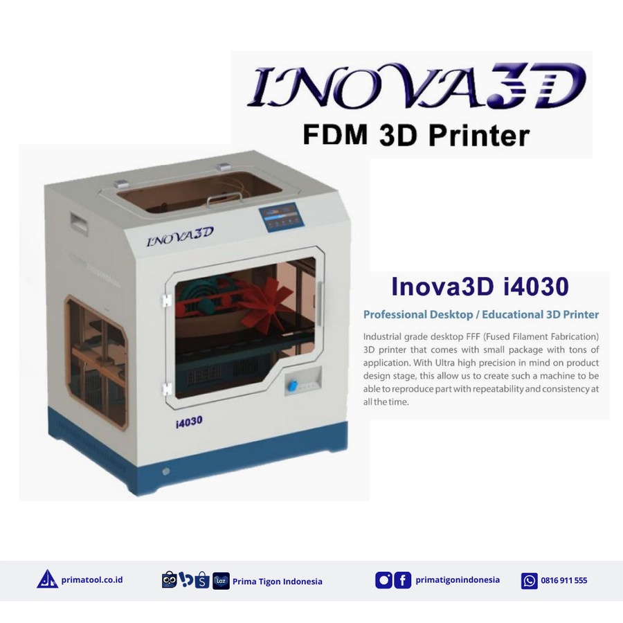 Jual Inova3D Printer i4030 - FDM 3D Printer | Shopee Indonesia