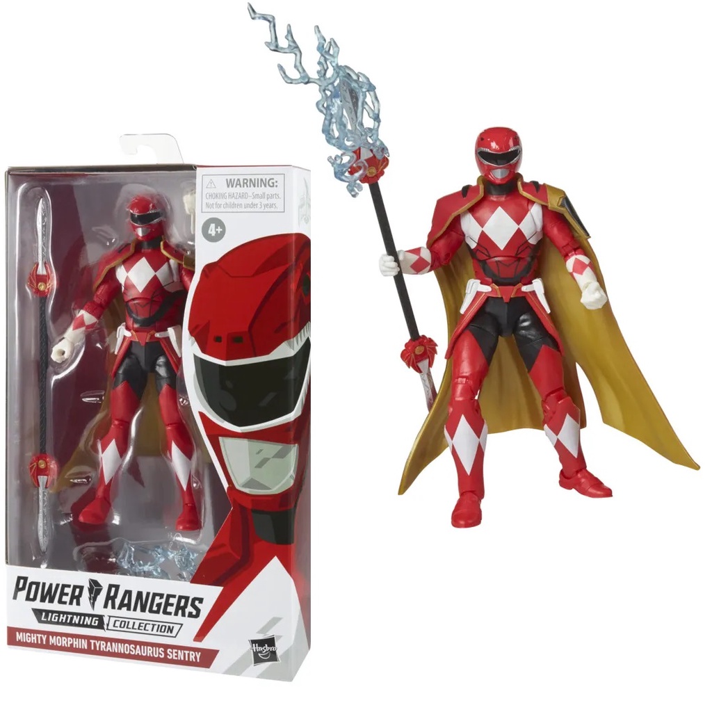 Jual Power Rangers Mighty Morphin Red Tyrannosaurus Sentry - HPRF2276 ...