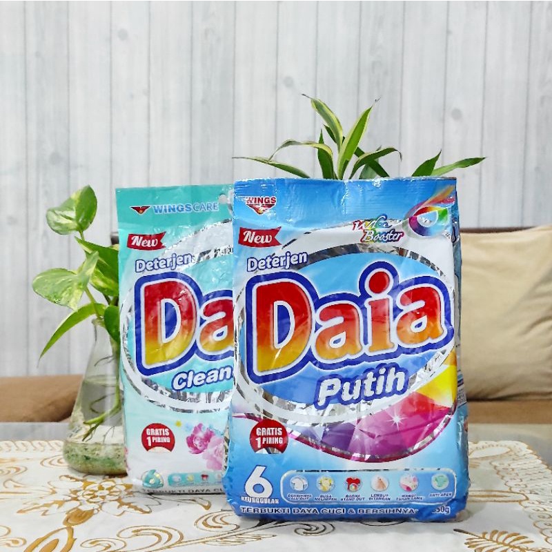 Jual Daia Detergent Bubuk Pink Violet, Putih, Clean & Fresh 850g ...