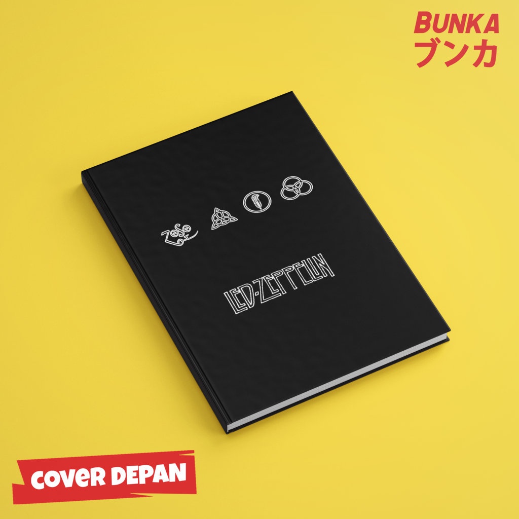Jual Notebook Band Led Zeppelin Hardcover A5 Buku Tulis Catatan Notes ...