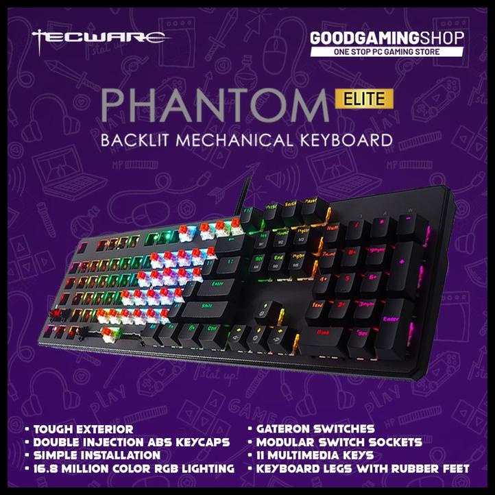 Jual Tecware Phantom Elite 104 - Gaming Keyboard | Shopee Indonesia